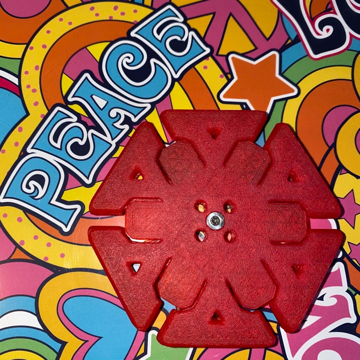 Nano-6 LED Orbit- Transparent Red Base – UFObjects